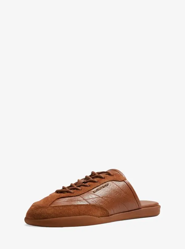Michael Kors Nolan Leather Mule - Brown