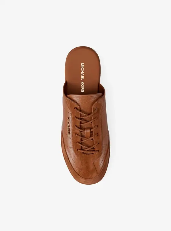 Michael Kors Nolan Leather Mule - Brown