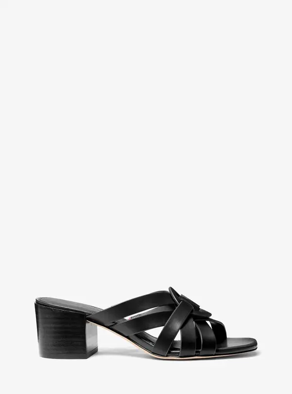 Michael Kors Erika Leather Sandal