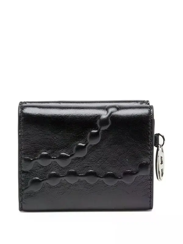 DIESEL® Oval D Embossed Wallet - Black