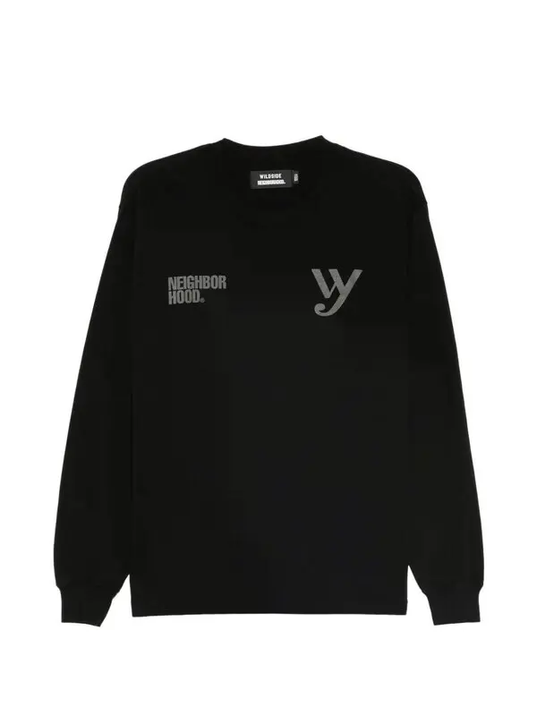 Yohji Yamamoto X Neighborhood Long-sleeved T-shirt - Black