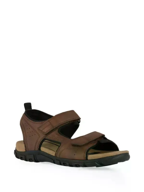 Geox Strada Perforated Touch-strap Sandals