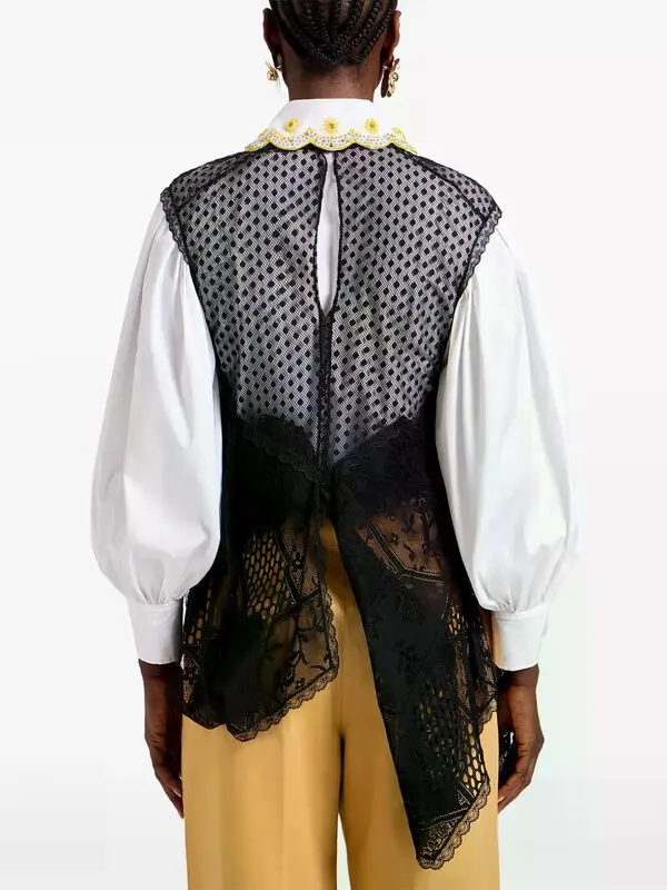 La DoubleJ Aura Top In Cotton Plumetis Lace