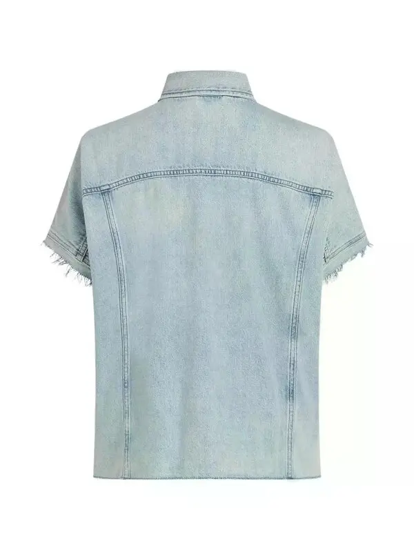 Karl Lagerfeld Acid Wash Denim Jacket