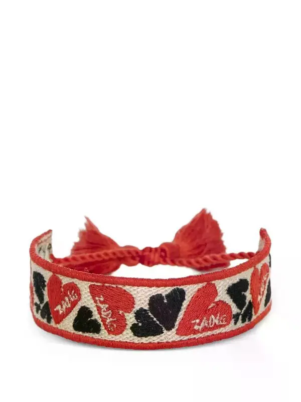 Zadig&Voltaire Heart Tassel Bracelet - Neutrals