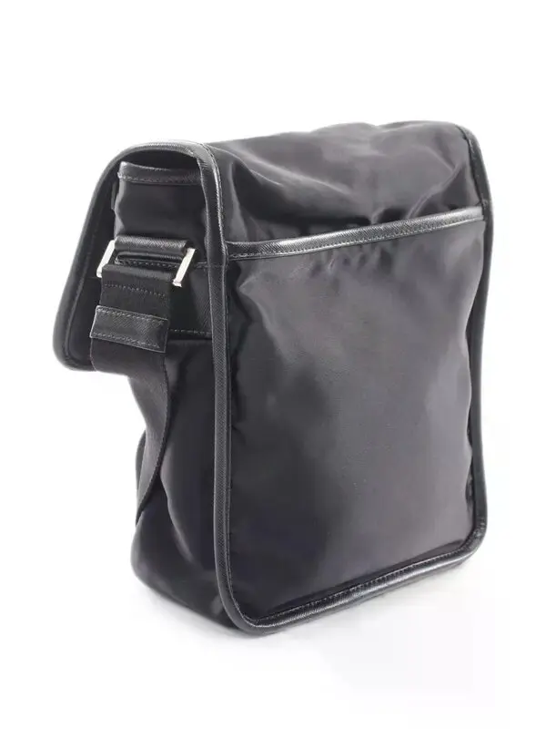 Prada Buckle-fastening Crossbody Bag - Black
