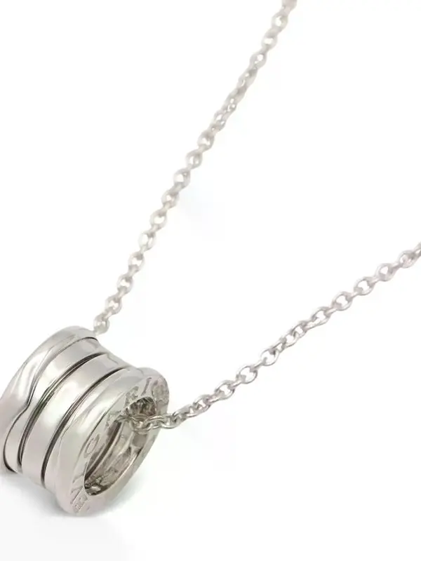 BVLGARI 18kt White Gold B.zero1 Pendant Necklace