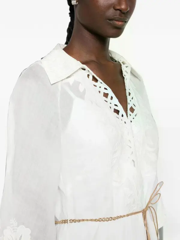 Zimmermann Indra Embroidered Maxi Dress