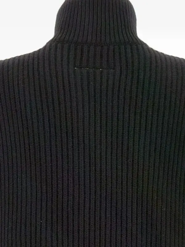MAISON MARGIELA Ribbed-knit Zip-up Vest