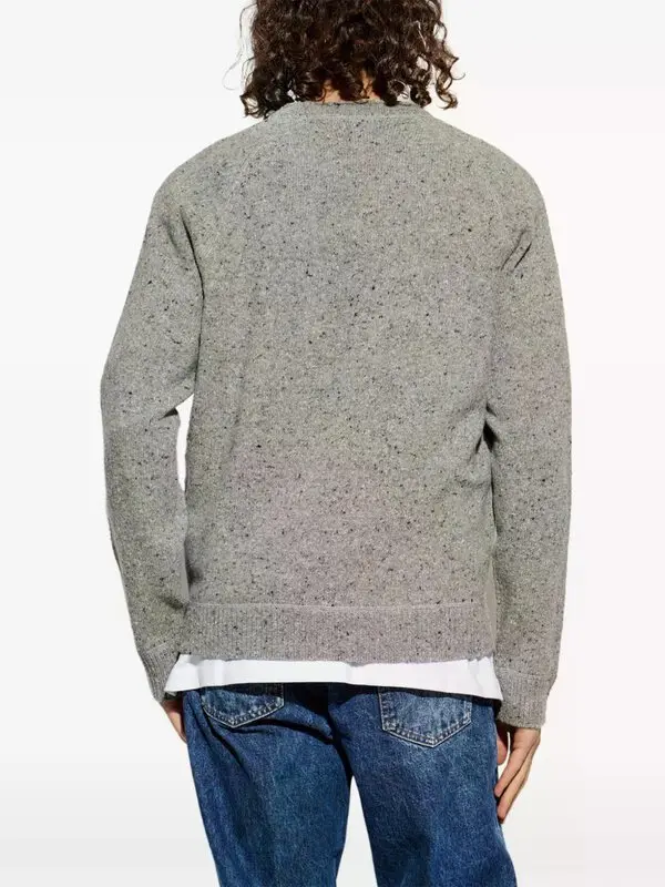 Dsquared2 Logo Patch Flecked Sweater