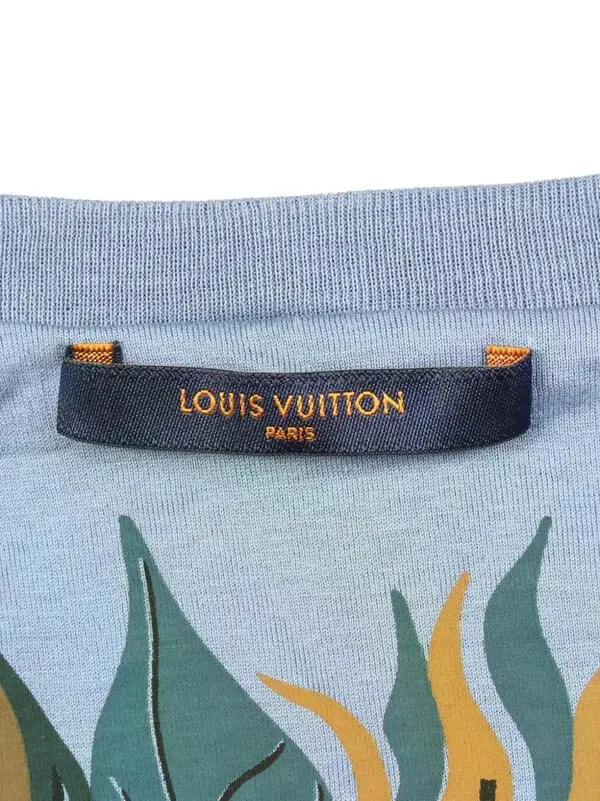 LOUIS VUITTON Botanical-print T-shirt