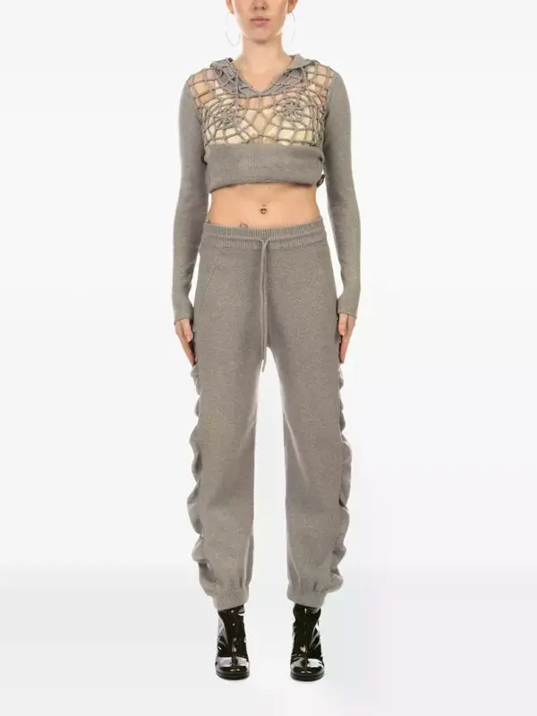 ISA BOULDER Ruched Detail Track Pants