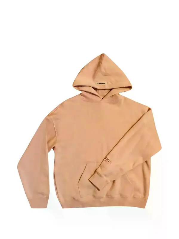 Fear Of God Logo Detail Hoodie - Orange
