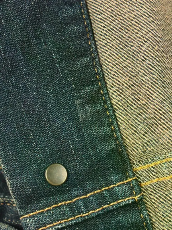 Saint Laurent Dead Rat Beaded Denim Jacket