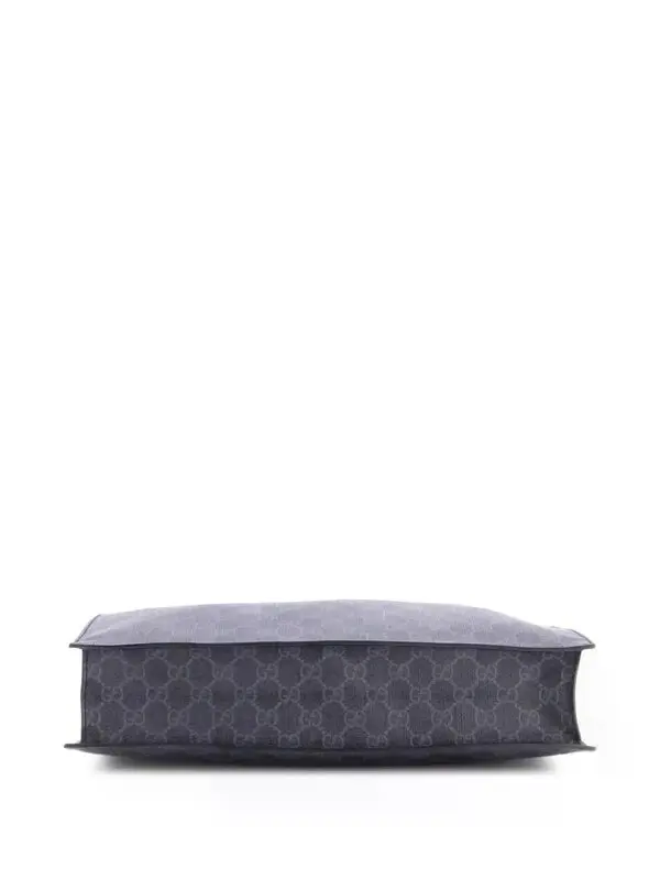 Gucci Convertible Soft Open Gg Coated Canvas Tall Tote Bag