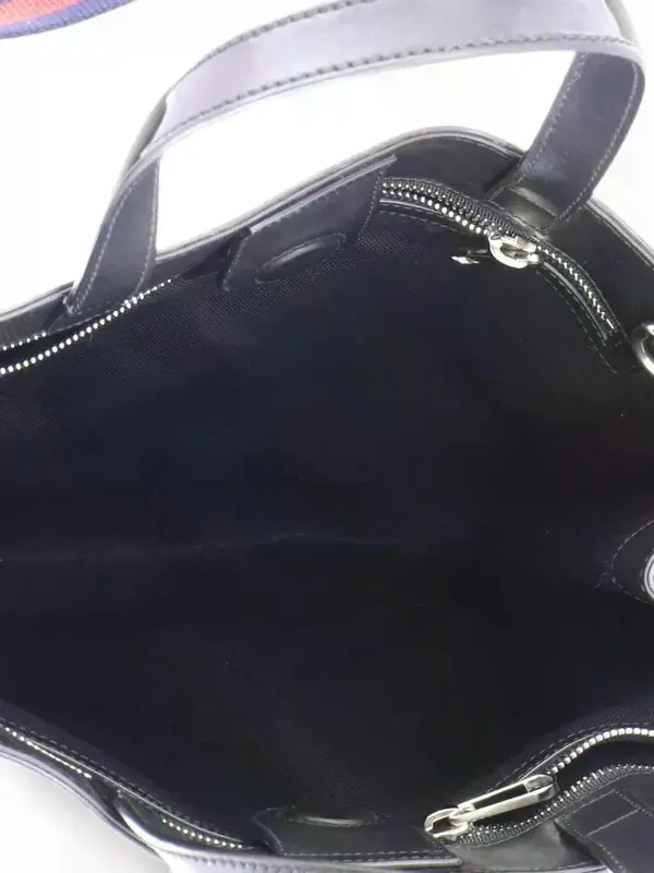 Gucci Convertible Soft Open Gg Coated Canvas Tall Tote Bag
