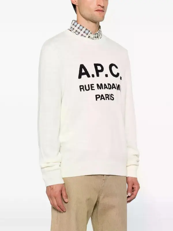 A.p.c. Maurice Logo-embroidered Sweater