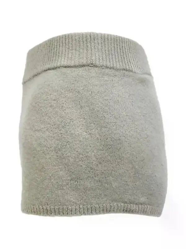 Sandro Ribbed-trim Knitted Mini Shorts