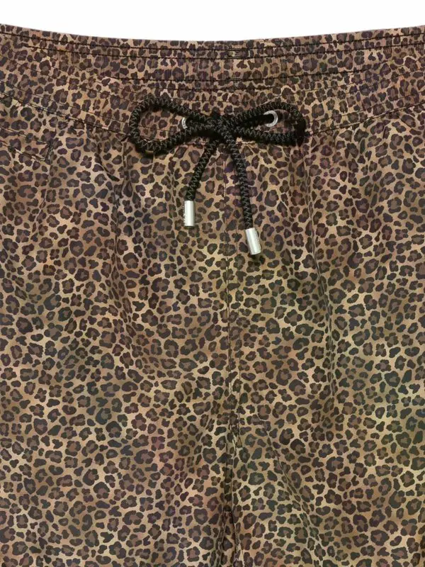 MC2 SAINT BARTH Micro Fantasy Leopard-print Swim Shorts