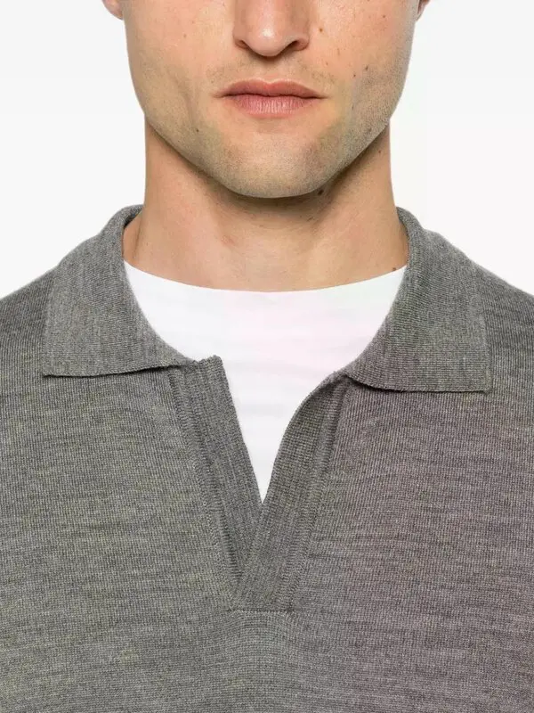 SERGIO MORETTI FIRENZE Long-sleeve V-neck Sweater
