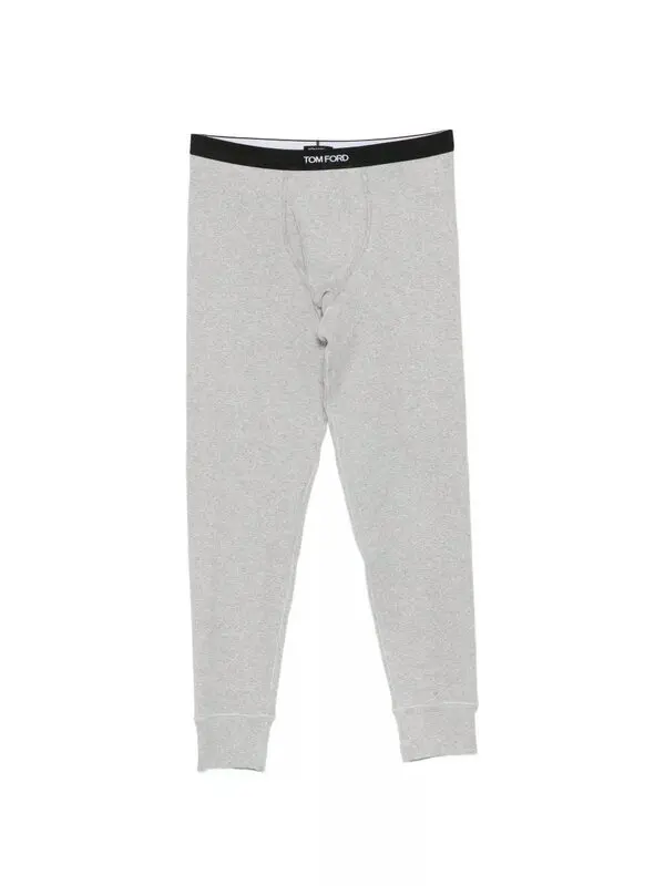 TOM FORD Logo-waistband Long Johns - Grey