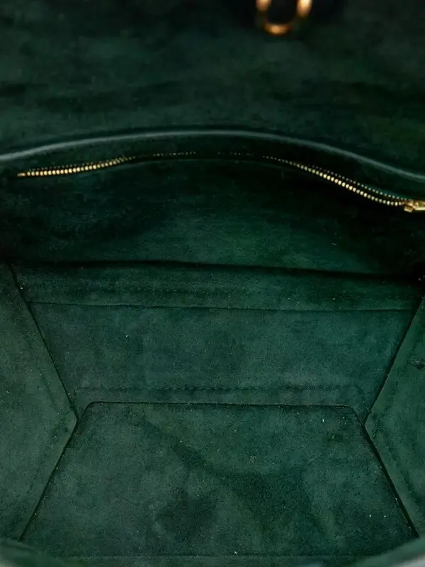 Celine Medium Leather Sangle Bucket Bag