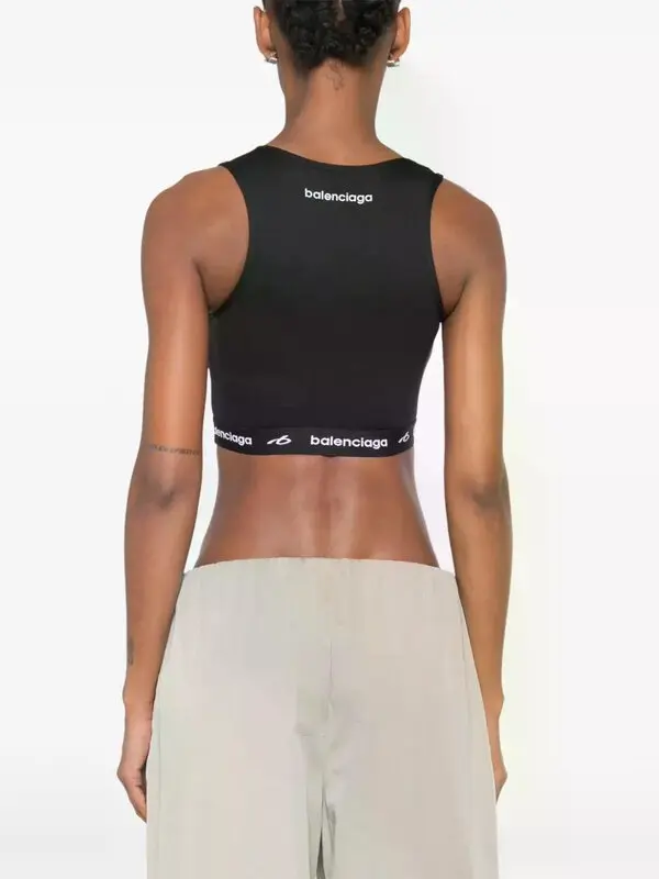 Balenciaga Logo Jacquard Underband Sports Bra
