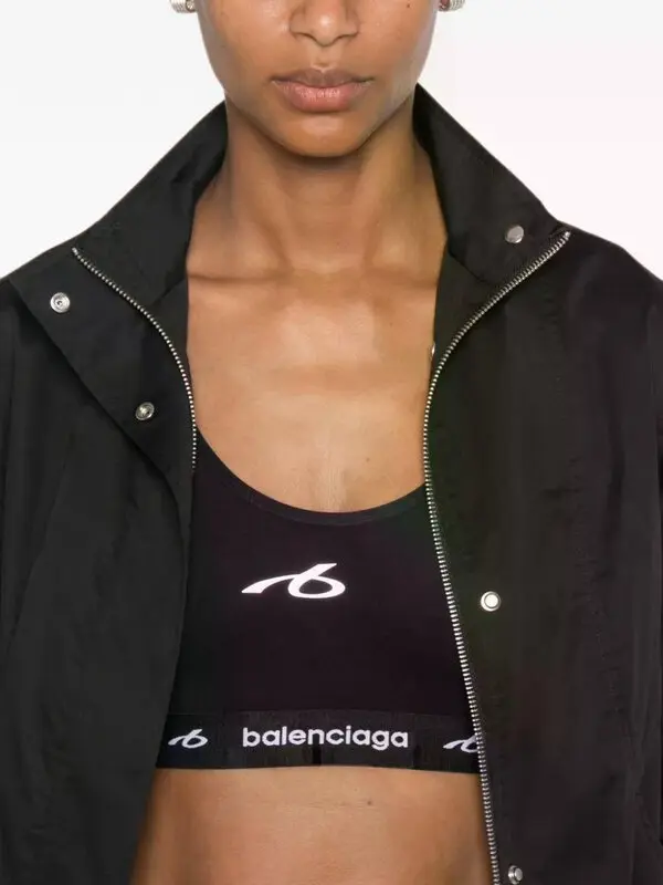 Balenciaga Logo Jacquard Underband Sports Bra