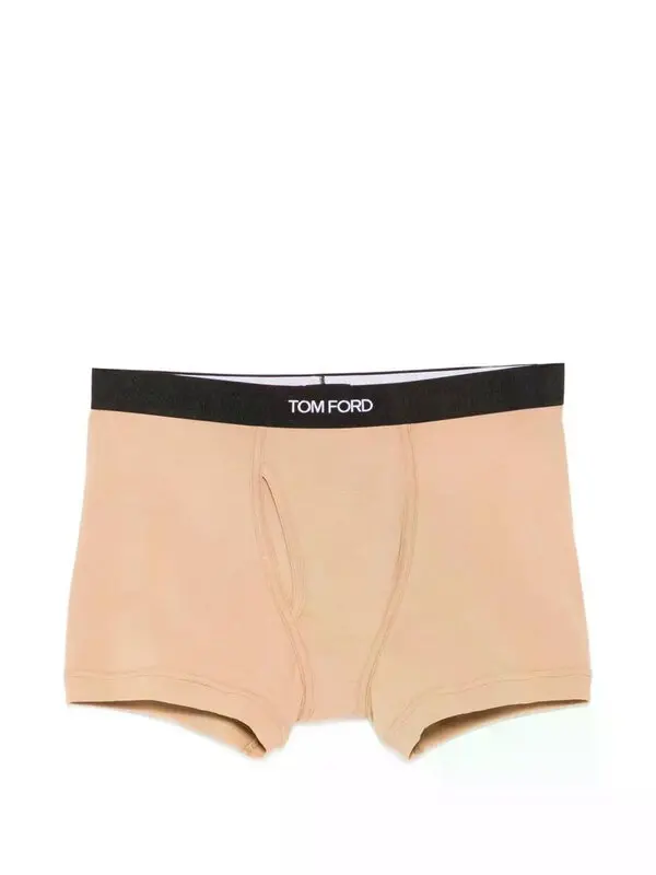 TOM FORD Logo-waistband Boxer Briefs - Neutrals
