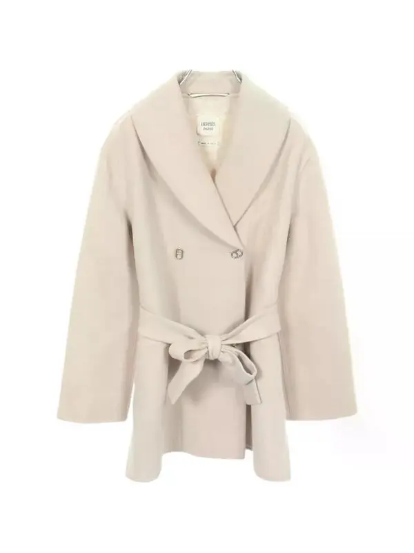 Hermès Wool Chaîne D'ancre Double-breasted Coat