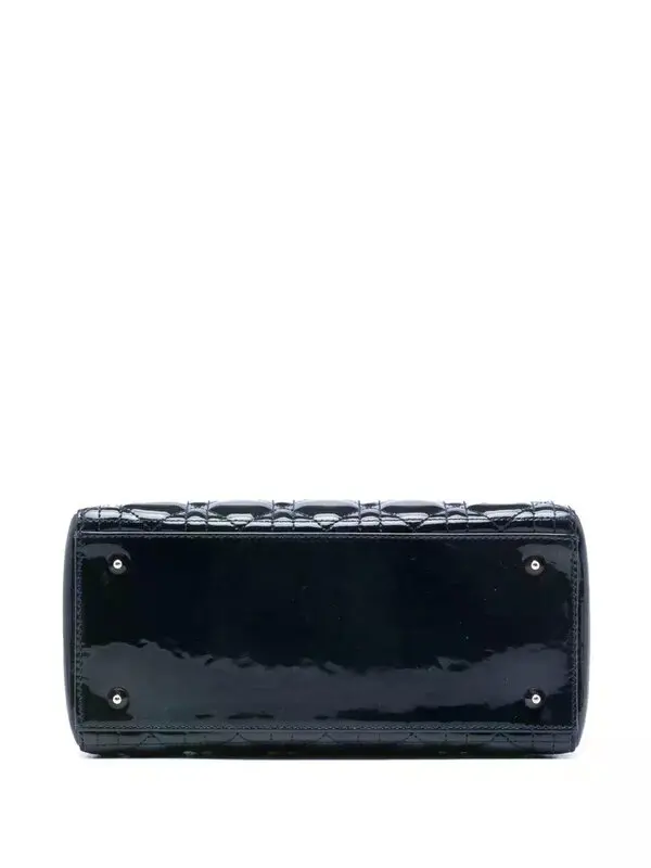 Dior Medium Patent Cannage Lady Satchel
