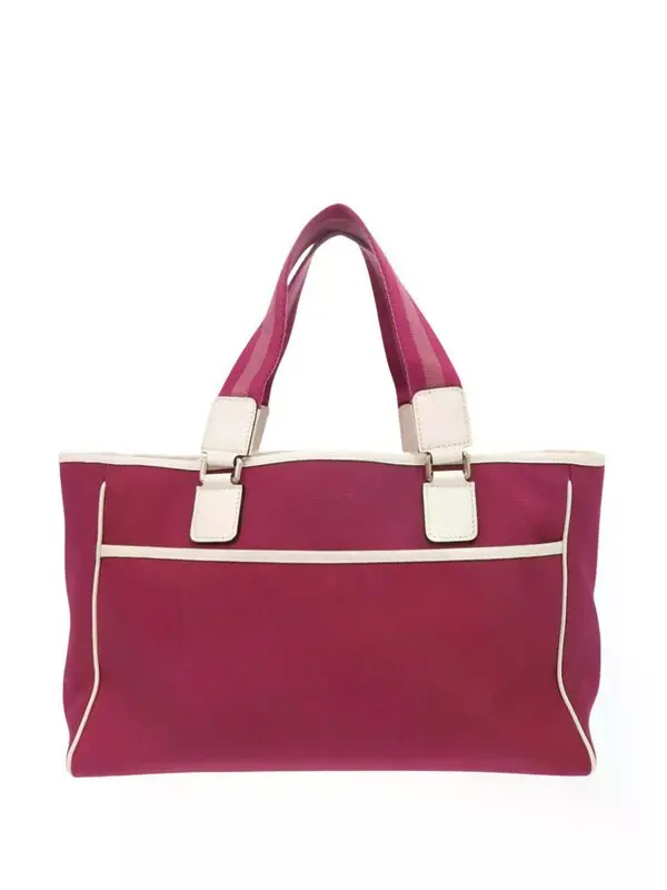 Gucci Canvas Web Tote Bag