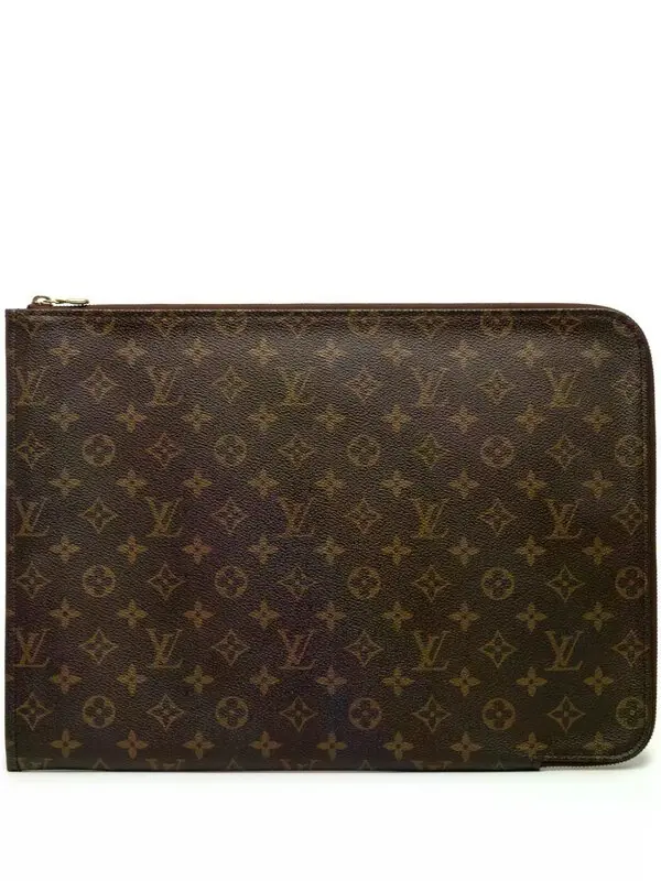 LOUIS VUITTON Monogram Pochette Documents Portfolio Business Bag