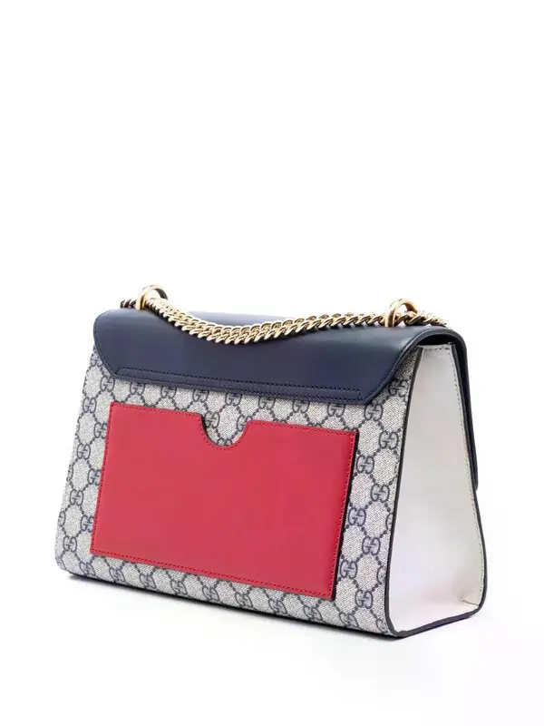Gucci Gg Supreme Padlock Shoulder Bag