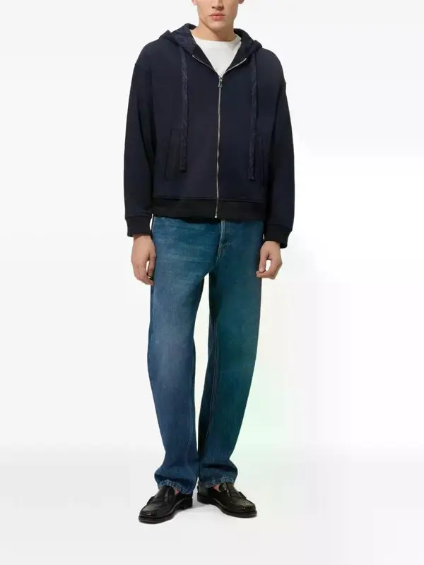 Missoni Zigzag-lining Zip-up Hoodie