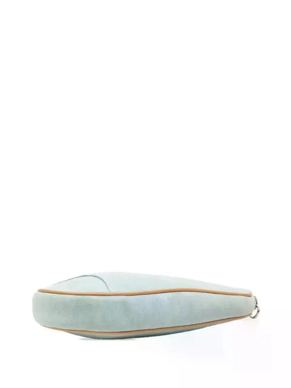 Dior Mini Denim Saddle Pochette Shoulder Bag
