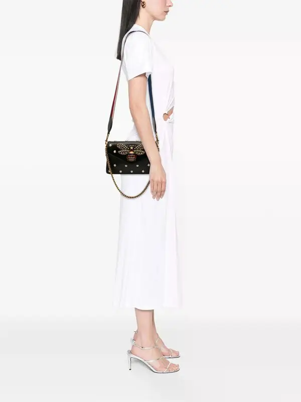 Gucci Queen Margaret Broadway Satchel - Black