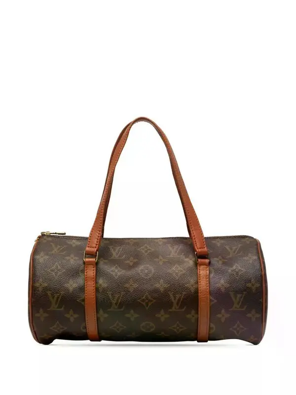 LOUIS VUITTON Monogram Papillon 30 Handbag - Brown