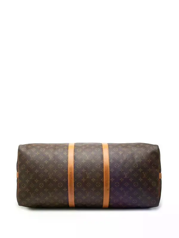 LOUIS VUITTON Keepall Bandouliere 60 Travel Bag - Brown