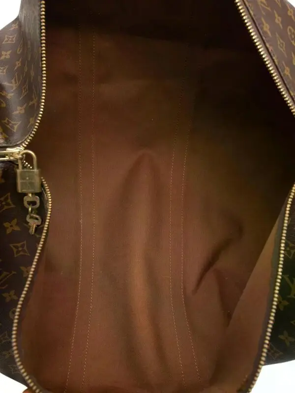 LOUIS VUITTON Keepall Bandouliere 60 Travel Bag - Brown