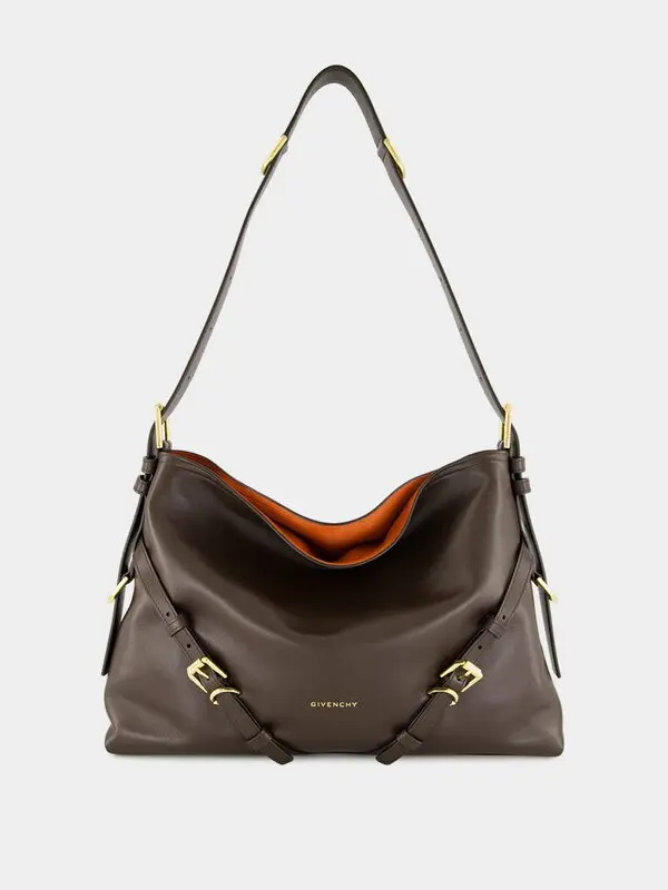 Givenchy Medium Voyou Leather Bag - Brown