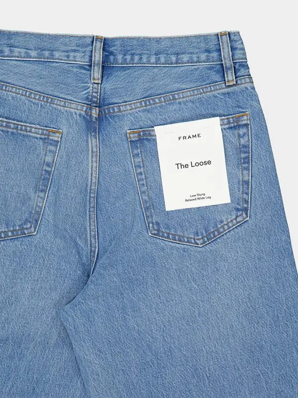 FRAME Sun Drop Loose Wide-leg Jeans