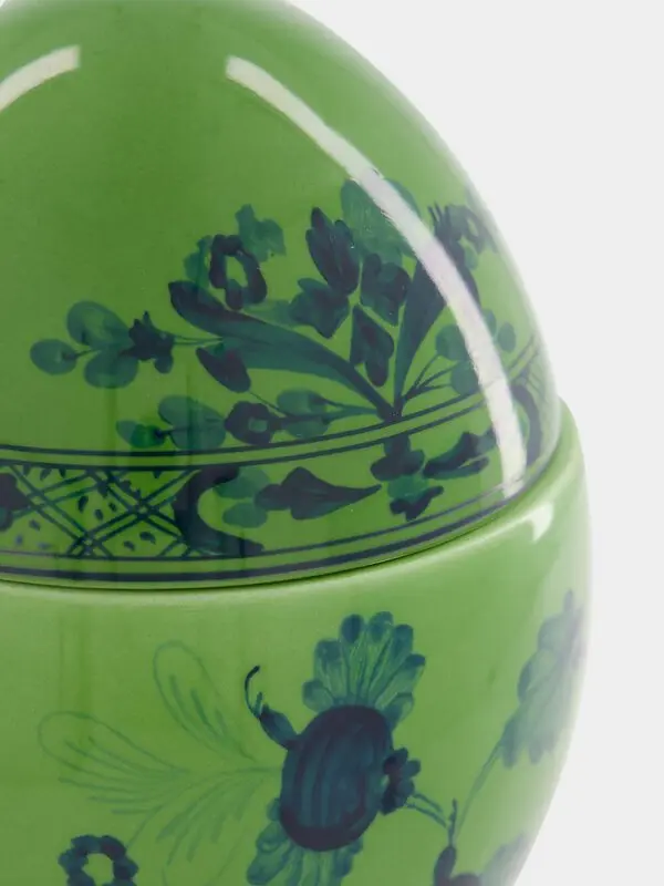 GINORI 1735 Porcelain Egg Cup With Cover