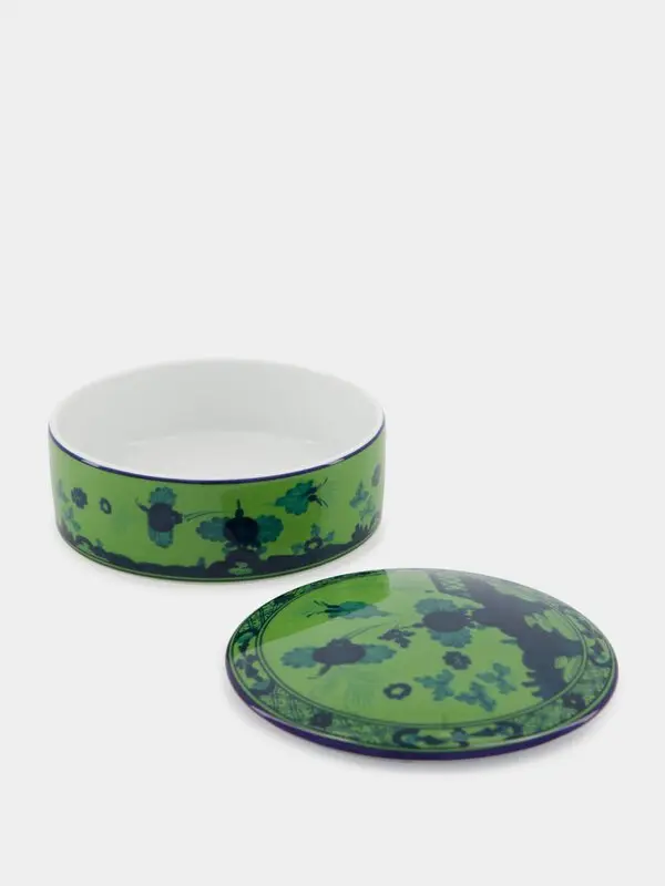 GINORI 1735 Oriente Italiano Malachite Trinket Box