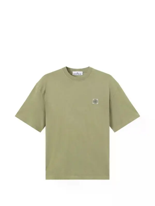 Stone Island 2100030 Combed Organic Cotton Jersey T-shirt - Green