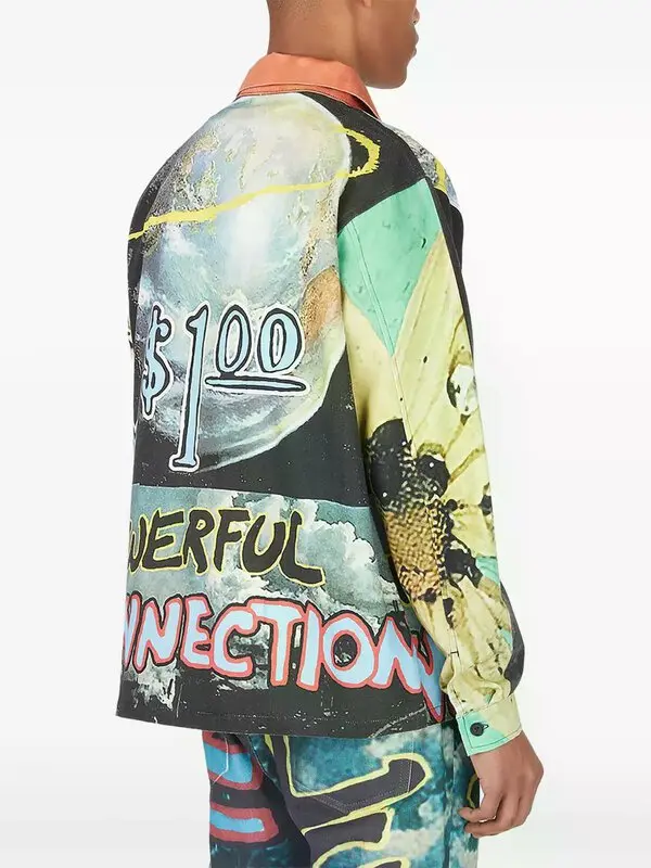 DRX X STEFAN MEIER X LN-CC Graphic Print Cotton Jacket