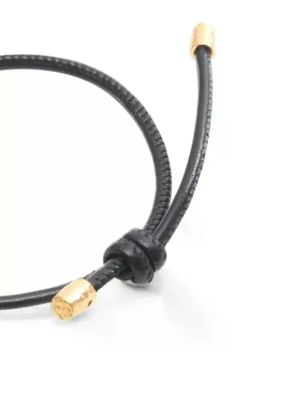 Saint Laurent Cassandra Leather Bracelet