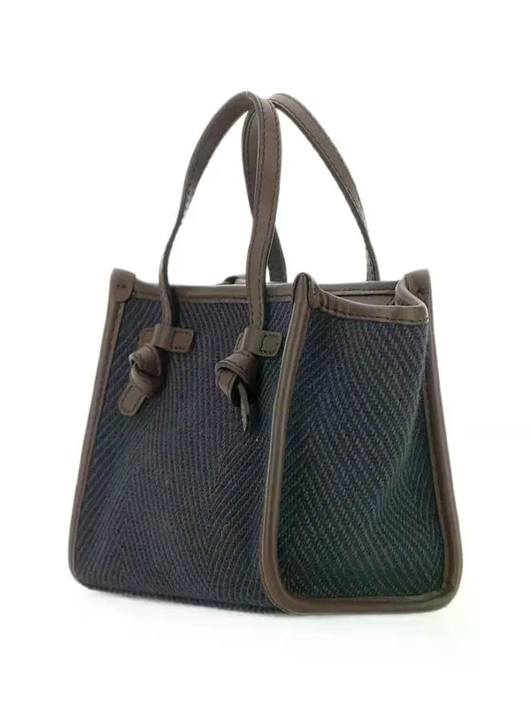 MARCELLA CLUB Small Marcella Herringbone Tote Bag
