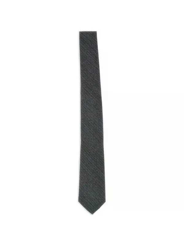 MAISON MARGIELA Diagonal-stripe Tie - Grey