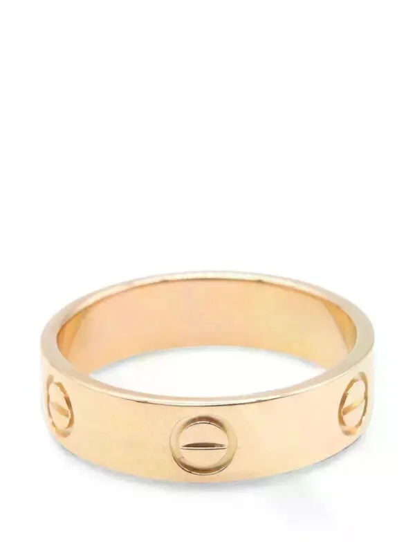 Cartier 18k Rose Gold Love Screw Motif Ring